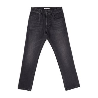 Don the Fuller Polyester Jeans Tapered Schwarz 5-Tasche - - Jeans - Herren - Grau - W38
