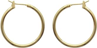 Brillaxis Boucles doreilles cr&eacute;oles plaqu&eacute; or 25 mm