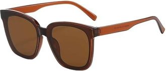 Generic Lunettes De Soleil Dextérieur À Grande Monture For Femmes Plage For Hommes Et(Orange)