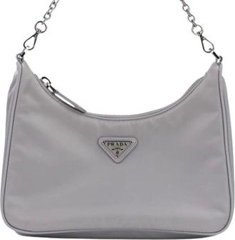 Prada Pre-owned Nylon sacs-prada - Femme - Pre-owned - Bleu - Taille: ONE Size