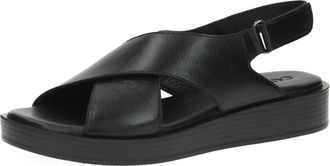 Caprice Caprice Damen 9-9-28205-20 Sandale Flach, Black, 37 EU