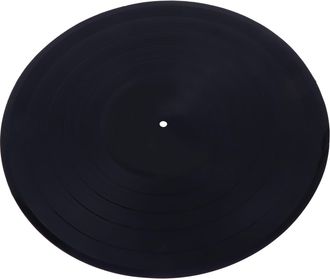 BESPORTBLE TOVINANNA Retro Schallplatten Untersetzer aus Silikon Hitzebest&auml;ndige rutschfeste Tischmatte f&uuml;r Zuhause Kreatives Vinyl Tischset als Isolier und Schu