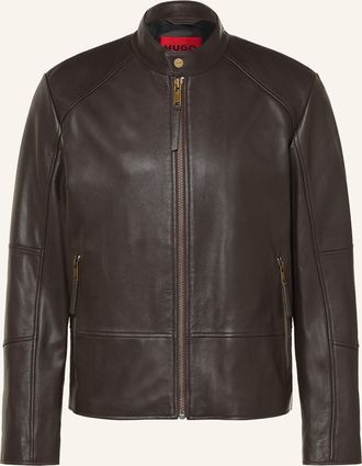 HUGO BOSS Hugo Lederjacke Likos braun
