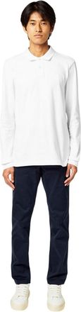 HUGO BOSS Passerby Poloshirt f&uuml;r Herren, Lang&auml;rmlig (Wei&szlig;)