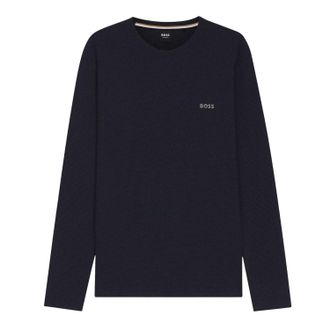 HUGO BOSS Hugo - Hemd f&uuml;r Herren, Waffelstrick, Lang&auml;rmlig (Dunkelblau)