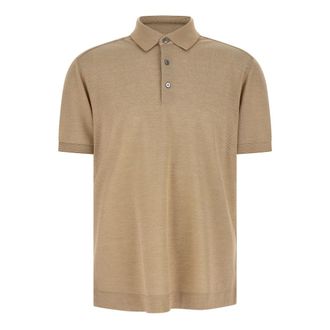 Ermenegildo Zegna Homme, Tops, Beige, Taille: XL Polo