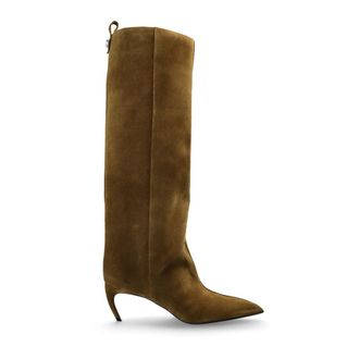 The Attico Lederstiefel Lea - - Shoes - Damen - Gr&uuml;n - 36 EU