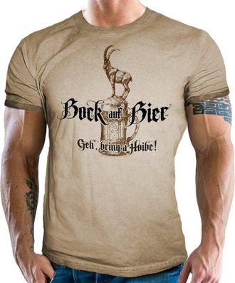 Lobo Negro Trachtenshirt für echte Bayern Fans - Bock auf Bier-bring a Hoibe