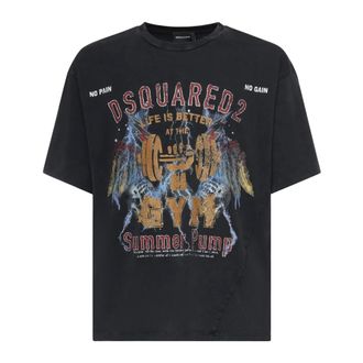 Dsquared2 Rock Wash Iron T-shirt - - Tops - Herren - Grau - S