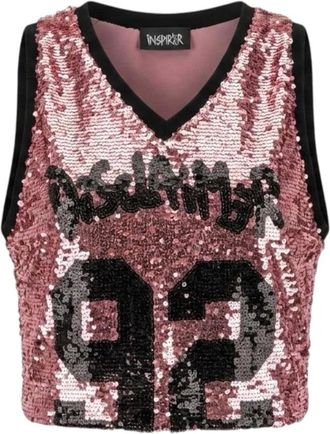 Disclaimer Femme, Tops, Rose, Taille: 38 FR D&eacute;bardeur 26Eds55616