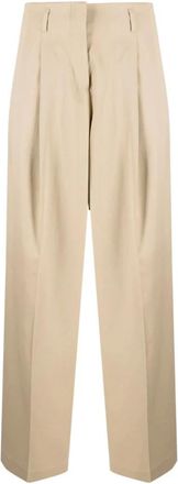 Golden Goose Femme, Pantalons, Jaune, Taille: 34 FR Pantalon Large Taille Haute