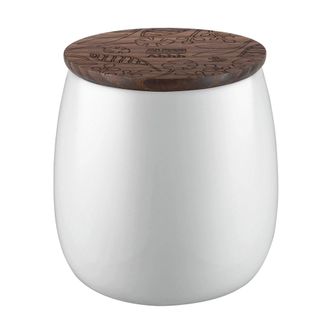 Alessi MW62S 2 W Ahhh Duftkerze,Porzellan,Holz