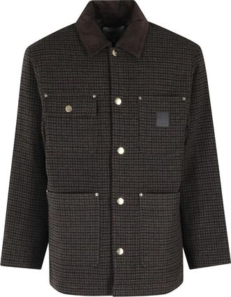 Carhartt Work in Progress Homme, Vestes, Brun, Taille: M Lowis Chore Coat