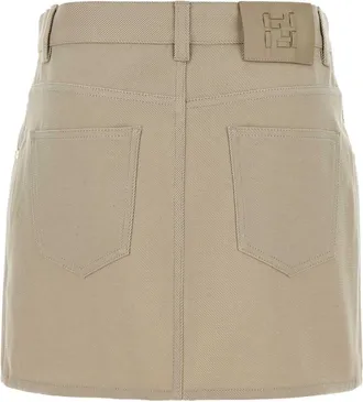 Fendi Lido-26 Exterior: Cotton Gonne Skirt