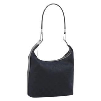 Gucci Pre-owned Vintage GG Canvas Shoulder Bag - Femme - Pre-owned - Noir - Taille: ONE Size