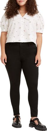 Levi's Damen Plus Size 720 High Rise Super Skinny Jeans, Black Celestial, 14 L