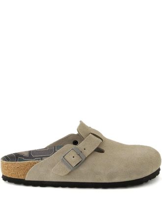 Birkenstock mules boston à boucle - Tons neutres