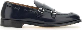 Doucal's Homme, Chaussures, Bleu, Taille: 40 EU Mocassins &agrave; double boucle