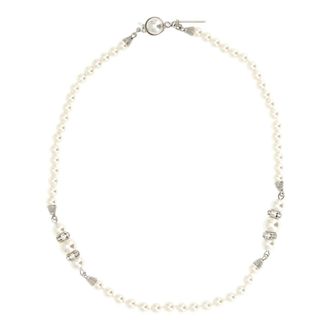 Alessandra Rich Perlenkette - - Accessories - Damen - Wei&szlig; - ONE SIZE