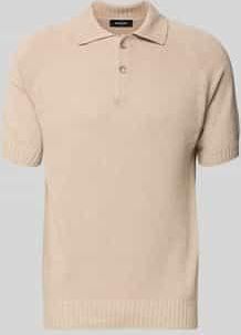 Gran Sasso Regular Fit Poloshirt aus Baumwoll-Kaschmir-Mix mit Knopfleiste