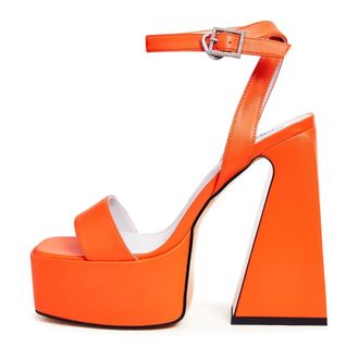 Cesare Gaspari Damen, Schuhe, Orange, 39 EUGr&ouml;&szlig;e