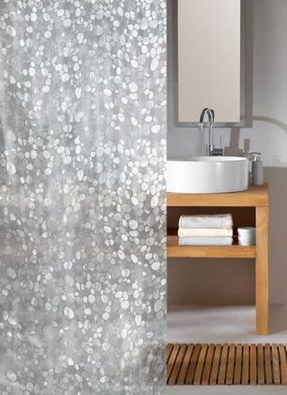 Kleine Wolke 5174116305 Duschvorhang Cristal, 180 x 200 cm, Clear