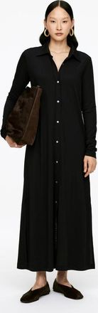 Arket Maxi-Hemdkleid -Schwarz
