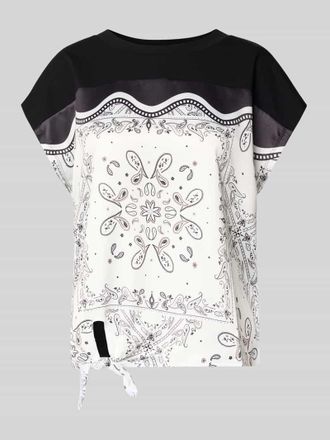 Christian Berg Blusenshirt mit Knotendetail