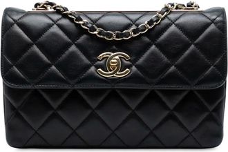 Chanel sac porté épaule matelassé Trendy CC Flap (2014-2015) - Noir