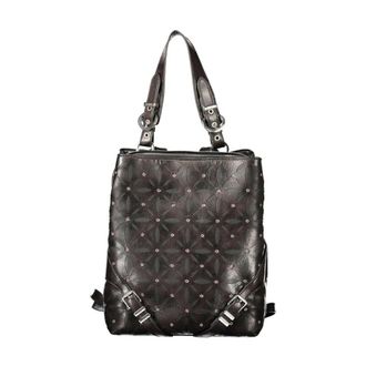 Desigual Mini Perforated Convertible Backpack - - Bags - Damen - Schwarzk - ONE SIZE