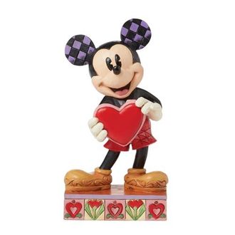 Enesco Disney Traditions Mickey Heart Personalisable Figurine