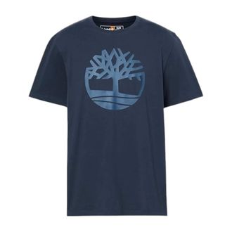 Timberland Tee &agrave; Manches Courtes Kennebec River Tree - Homme - Tops - Bleu - Taille: M