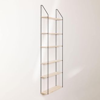 Sklum Wandregal aus Holz und Stahl, Arison - (mehr Farbe)