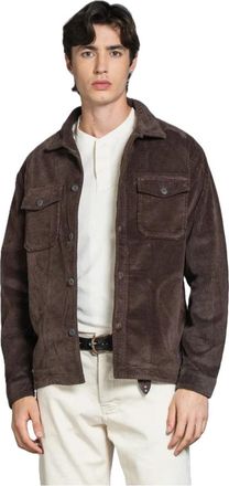 IMPURE Gabriel Hemdjacke aus Cord - - Jackets - Herren - Braun - M