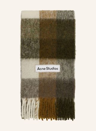 Acne Studios Schal Mit Alpaka gruen