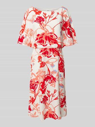 s.Oliver Black Label Knielanges Kleid mit Allover-Print