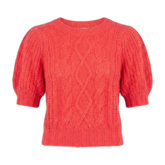 Lind Tulipan - - Knitwear - Damen - Rosa - L/XL