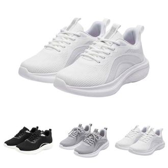 Generic Baskets &agrave; enfiler pour femme avec doublure en maille respirante - Confortables - Pour la marche, lathl&eacute;tisme, la gym, le tennis - Antid&eacute;rapantes - L&eacute;g