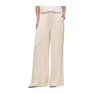 Freebird by Steven Femme, Pantalons, Beige, Taille: 40 FR Panthea Wv-Satin-Air-26-1 Pantalon Large