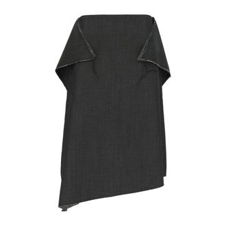 Niccol&ograve; Pasqualetti Collage Midi-Rock - - Skirts - Damen - Grau - M