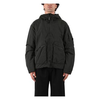 C.P. Company C.p. Company - Veste &agrave; capuche Heavy Chrome-R - Homme - Vestes - Noir - Taille: XL