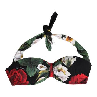 Dolce & Gabbana Femme, Sous-v&ecirc;tements, Multicolore, Taille: 36 FR Haut de bikini dos nu rembourr&eacute;