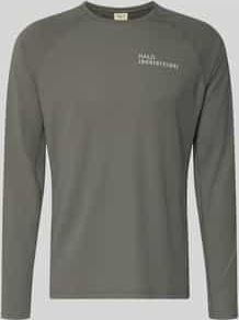 Halo Longsleeve mit Label-Print Modell SORONA