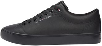Tommy Hilfiger Herren TH HI Vulc Core Low LTH II ESS FM0FM05511 Low-Top, Schwarz (Triple Black), Gr&ouml;&szlig;e 42, Black Triple Black, 42 EU