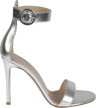 Gianvito Rossi Femme, Chaussures, Gris, Taille: 38 1/2 EU Portofino 105