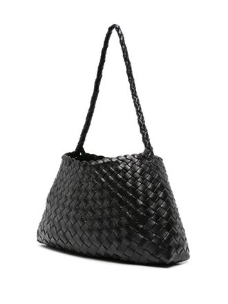 Dragon Diffusion Leather Shoulder Bag - Black
