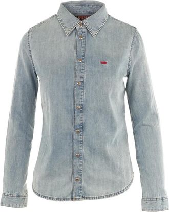 Diesel Femme, Blouses et Chemises, Bleu, Taille: 36 FR De-eazy Shirt