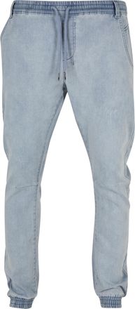Urban Classics Herren Hose Knitted Denim Jogpants Lighter Washed XL