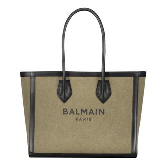 Balmain Femme, Sacs, Vert, Taille: ONE Size Sac fourre-tout avec logo