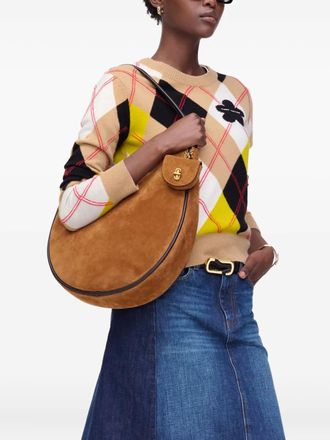 Marc Jacobs sac porté épaule médium en daim - Marron